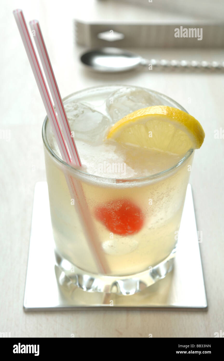 an alcoholic cocktail drink in a bar Stock Photo - Alamy