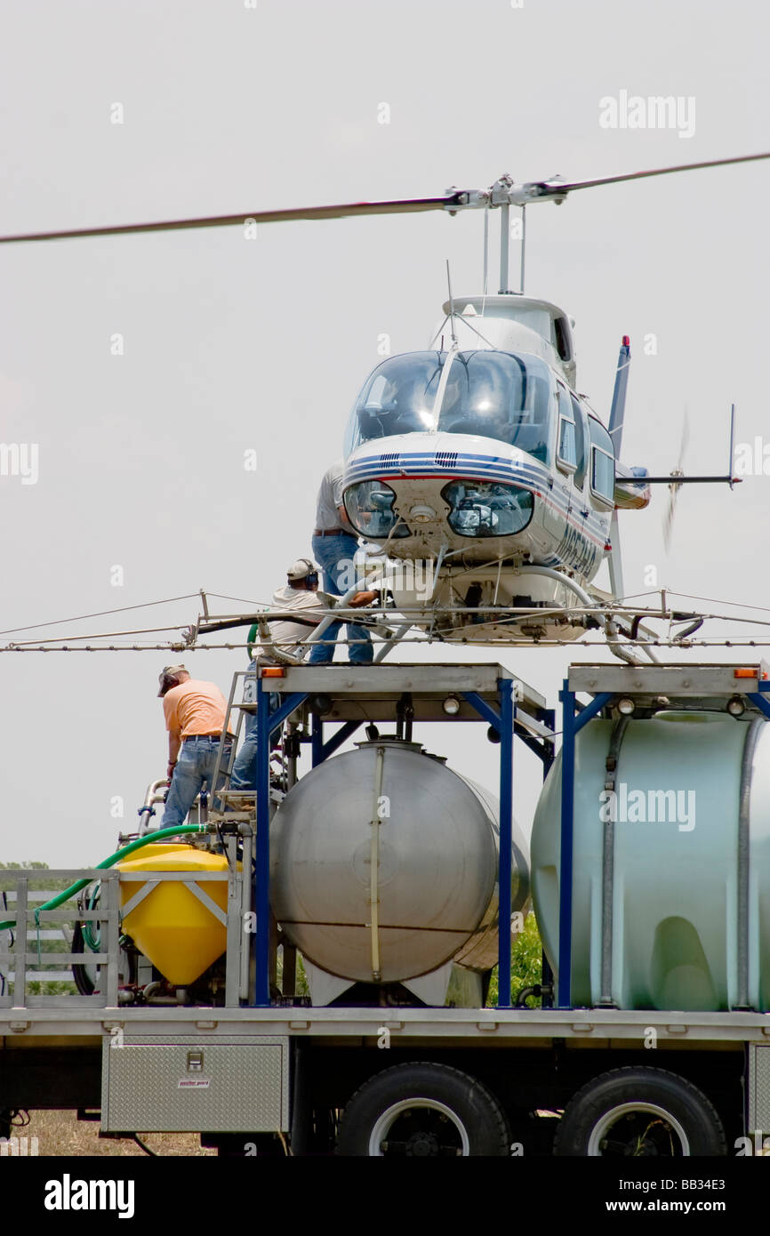 Aerial spraying with herbicides and insecticides can be very cost ...