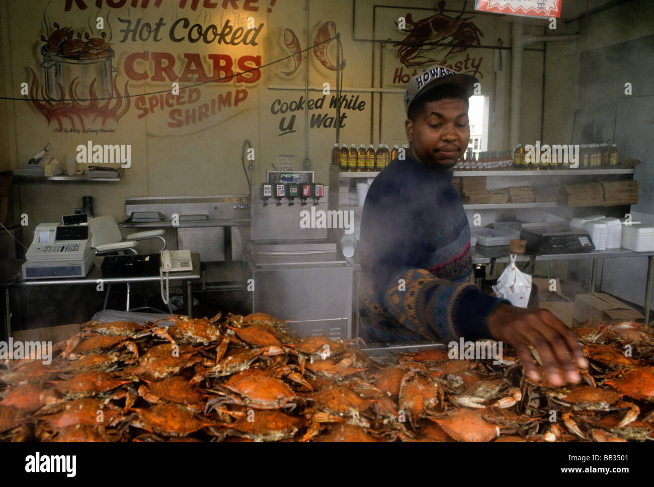 Washington dc seafood market hi-res stock photography and images - Alamy