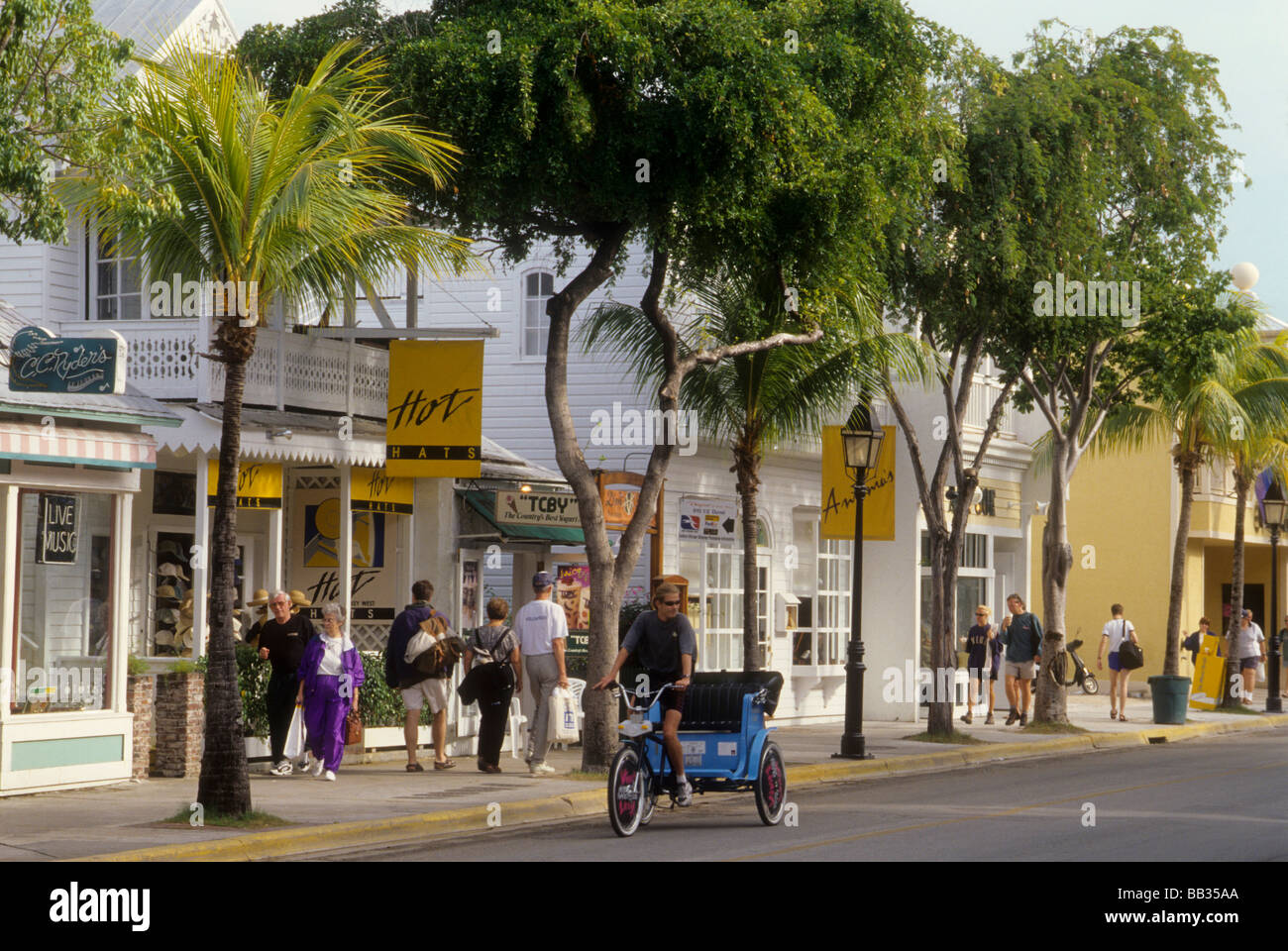 USA, Florida, Key West, Duval Street Stock Photo - Alamy