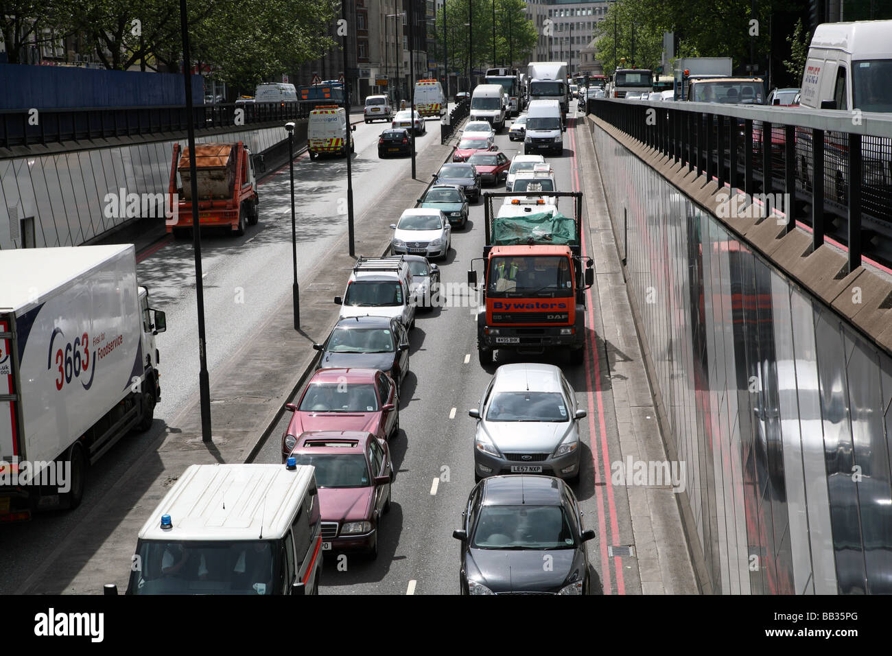 Traffic london central jam hi-res stock photography and images - Alamy