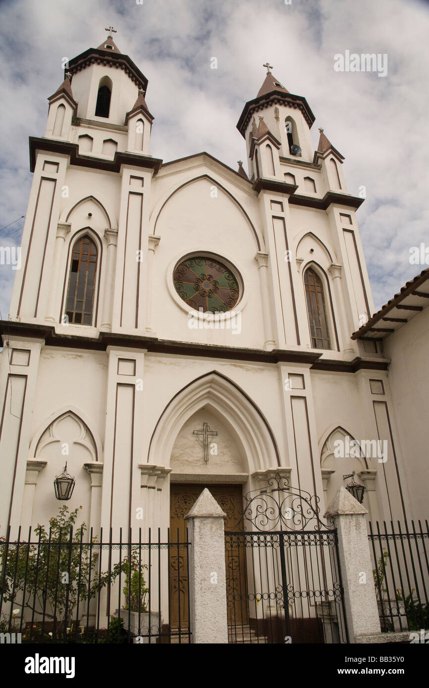 Church, Cuenca, Ecuador, South America. Cuenca is a UNESCO World ...