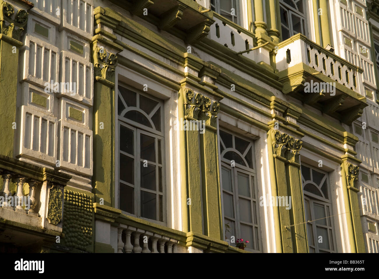 Historic building, Cuenca, Ecuador, South America. Cuenca is a UNESCO ...