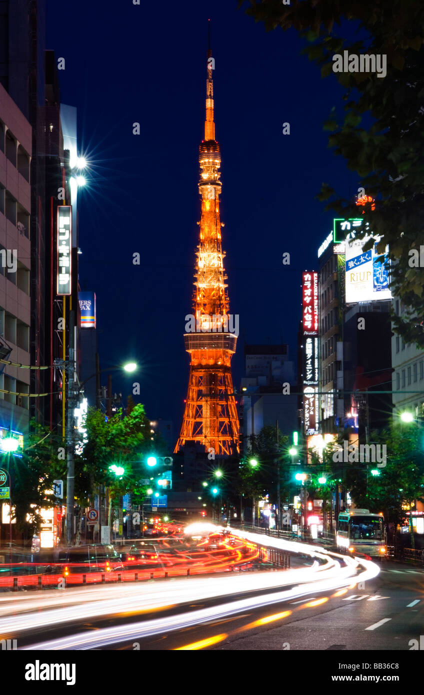 Japan, Tokyo, Roppongi, Tokyo Tower Stock Photo - Alamy