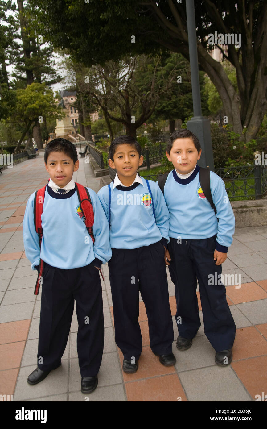 Ecuador school uniform hi-res stock photography and images - Alamy