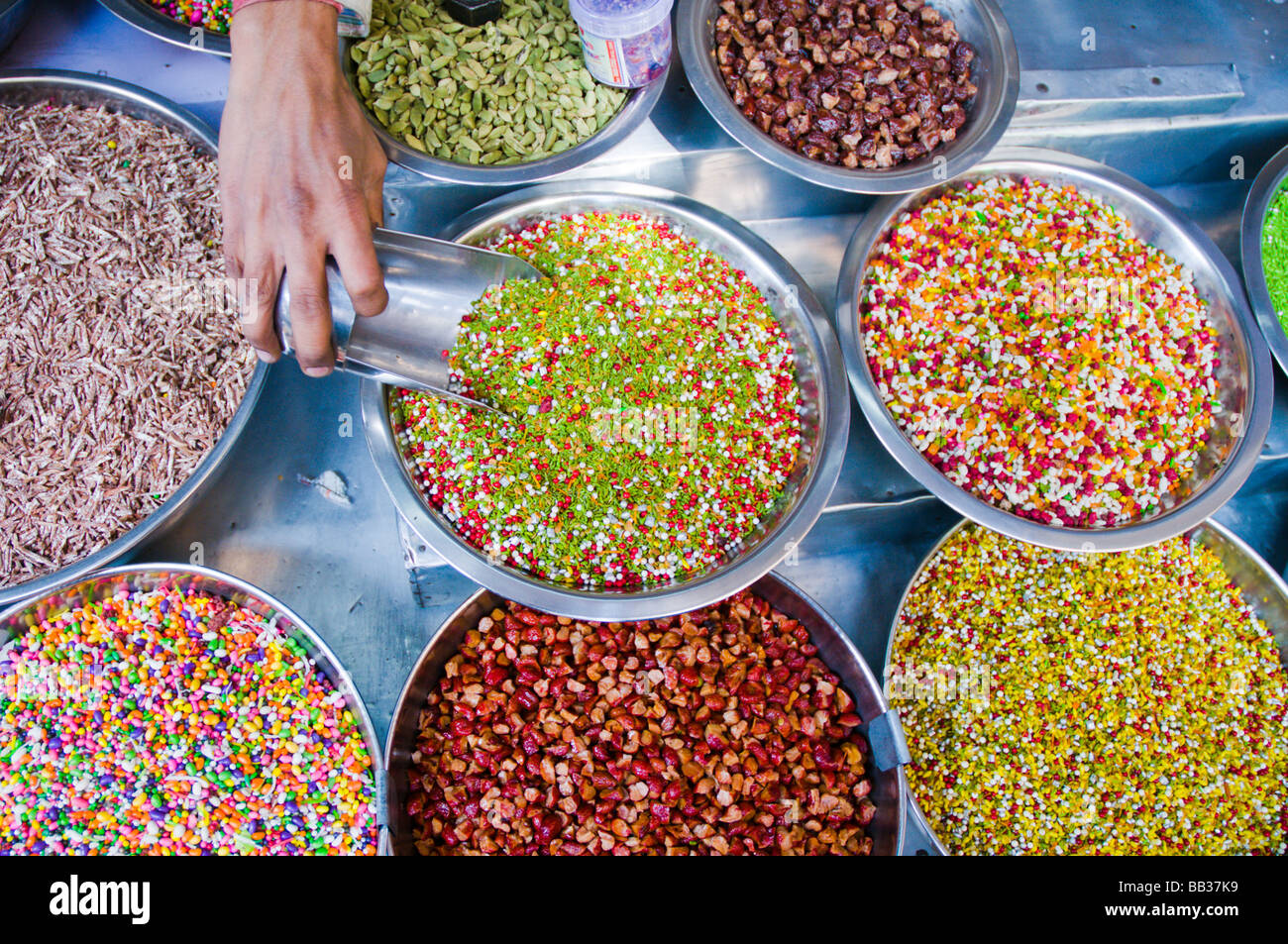 Indian sweets in jars hi-res stock photography and images - Alamy
