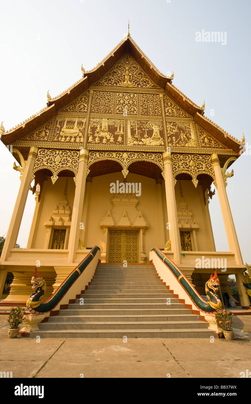 Wat That Luang Neua one of the temples that surround Pha That Luang a ...