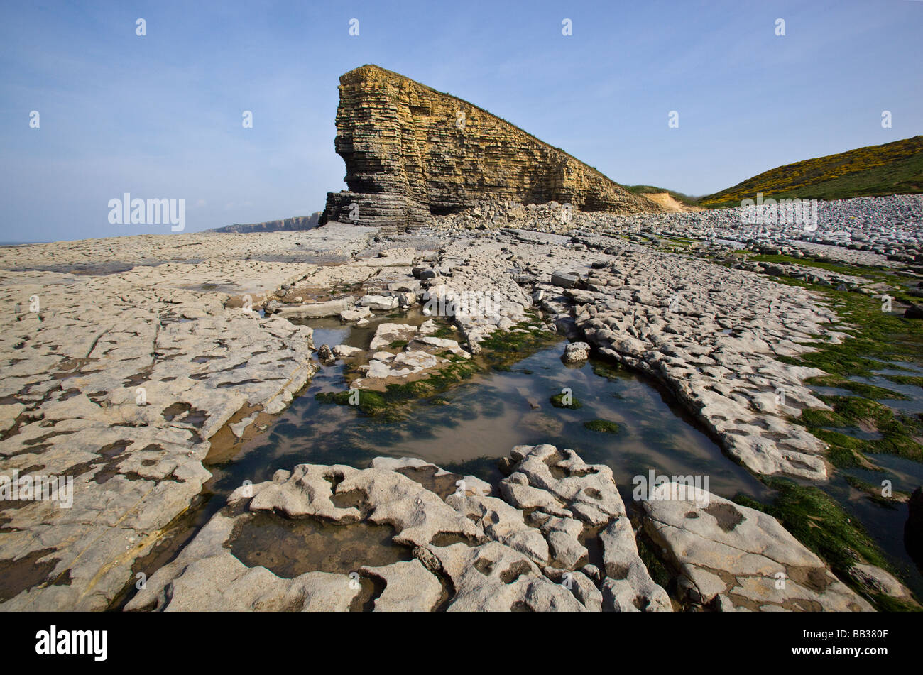 Cliff llantwit major south wales hi-res stock photography and images ...