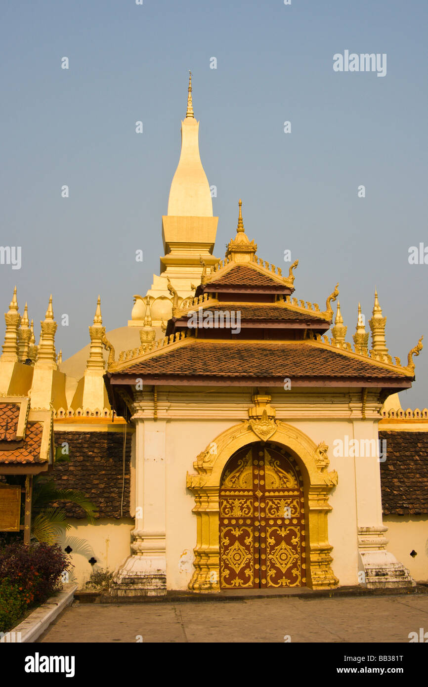 Pha That Luang (Great Stupa in Lao) is a Buddhist stupa, Vientiane ...
