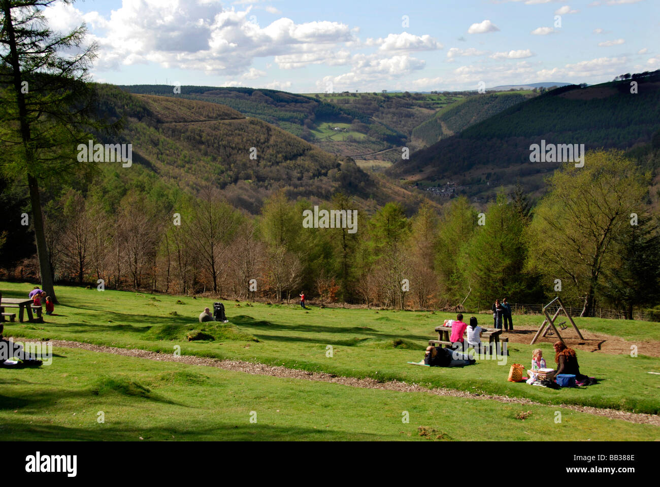 Cwmcarn Forest Drive Wales Stock Photo - Alamy