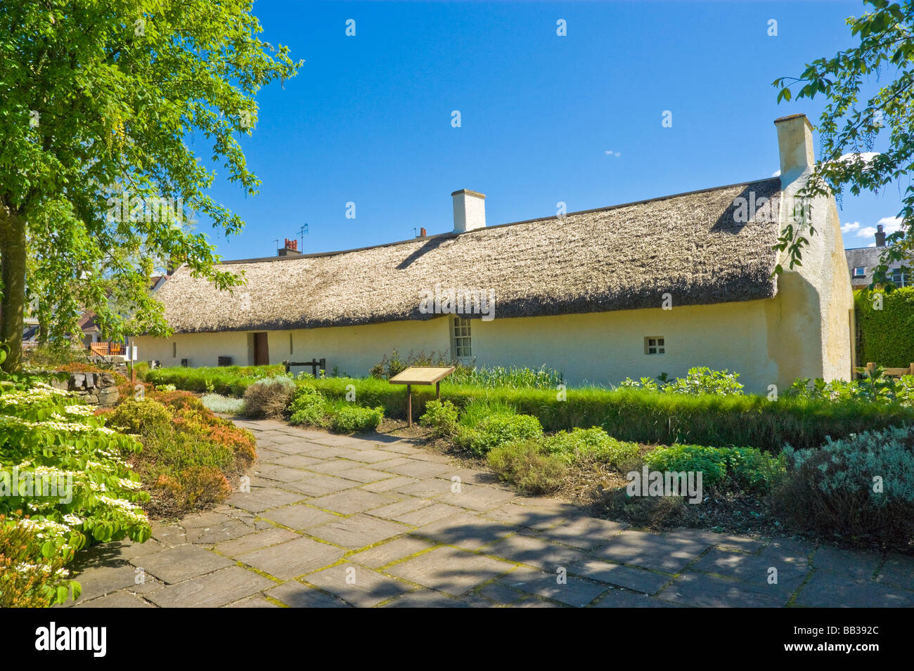 Robert Burns Cottage in Alloway Scotland Stock Photo - Alamy