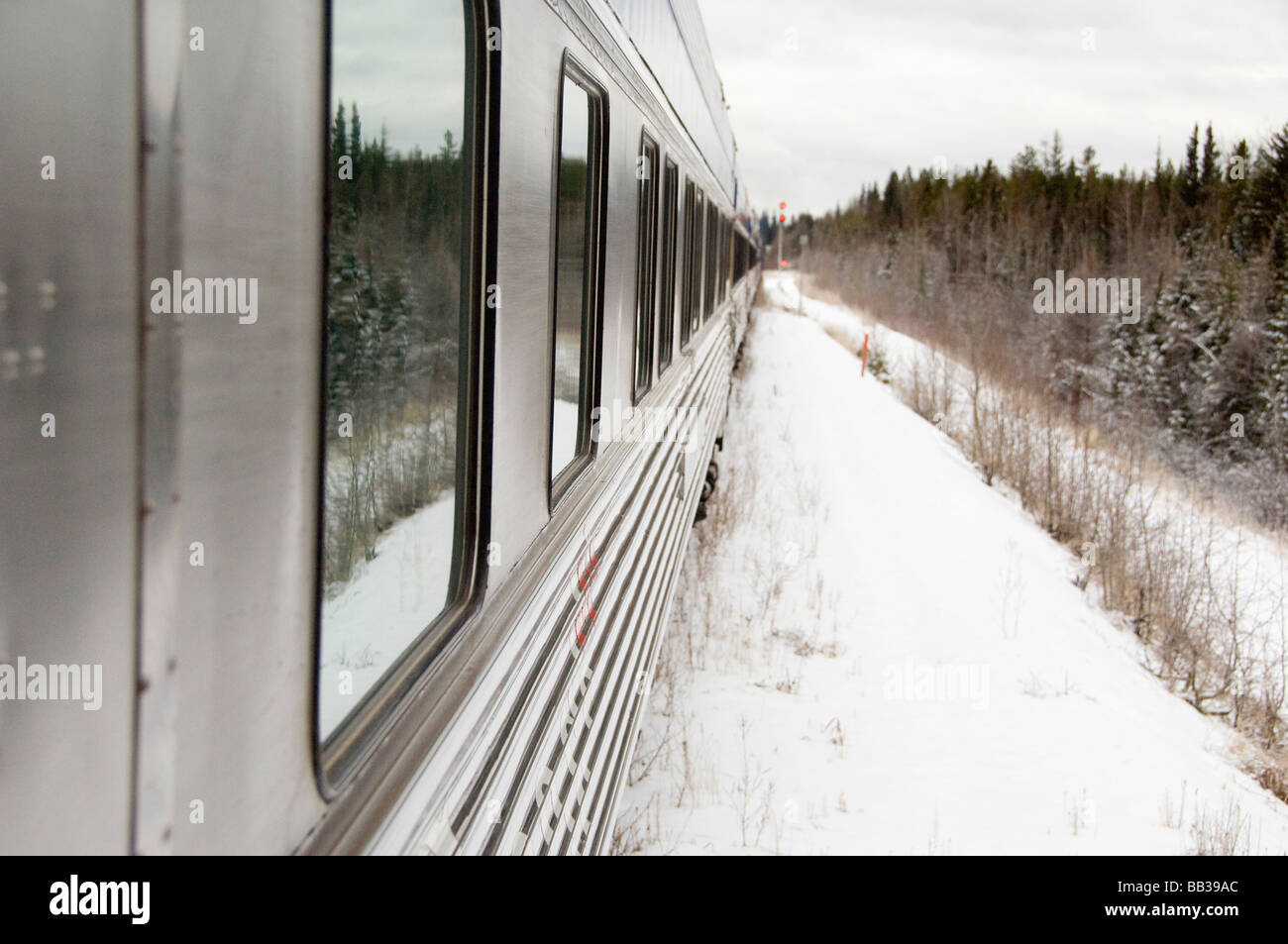 Via rail canada snow train hi-res stock photography and images - Alamy