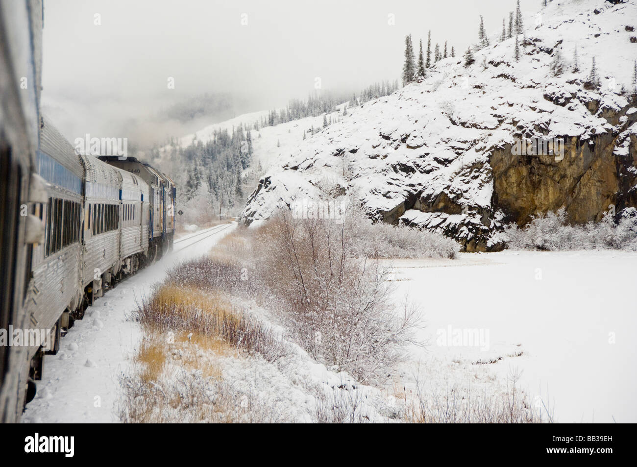 Canada alberta via rail snow hi-res stock photography and images - Alamy