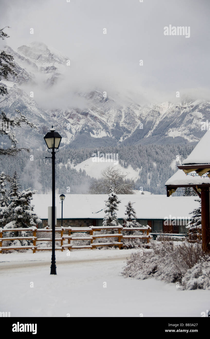 Canada, Alberta, Jasper, Jasper NP. Fairmont Jasper Park Lodge Stock ...