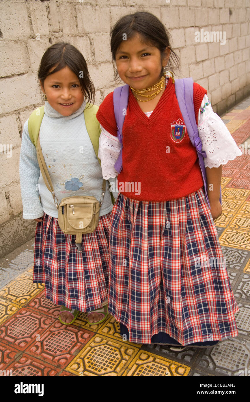 Ecuador school uniform hi-res stock photography and images - Alamy