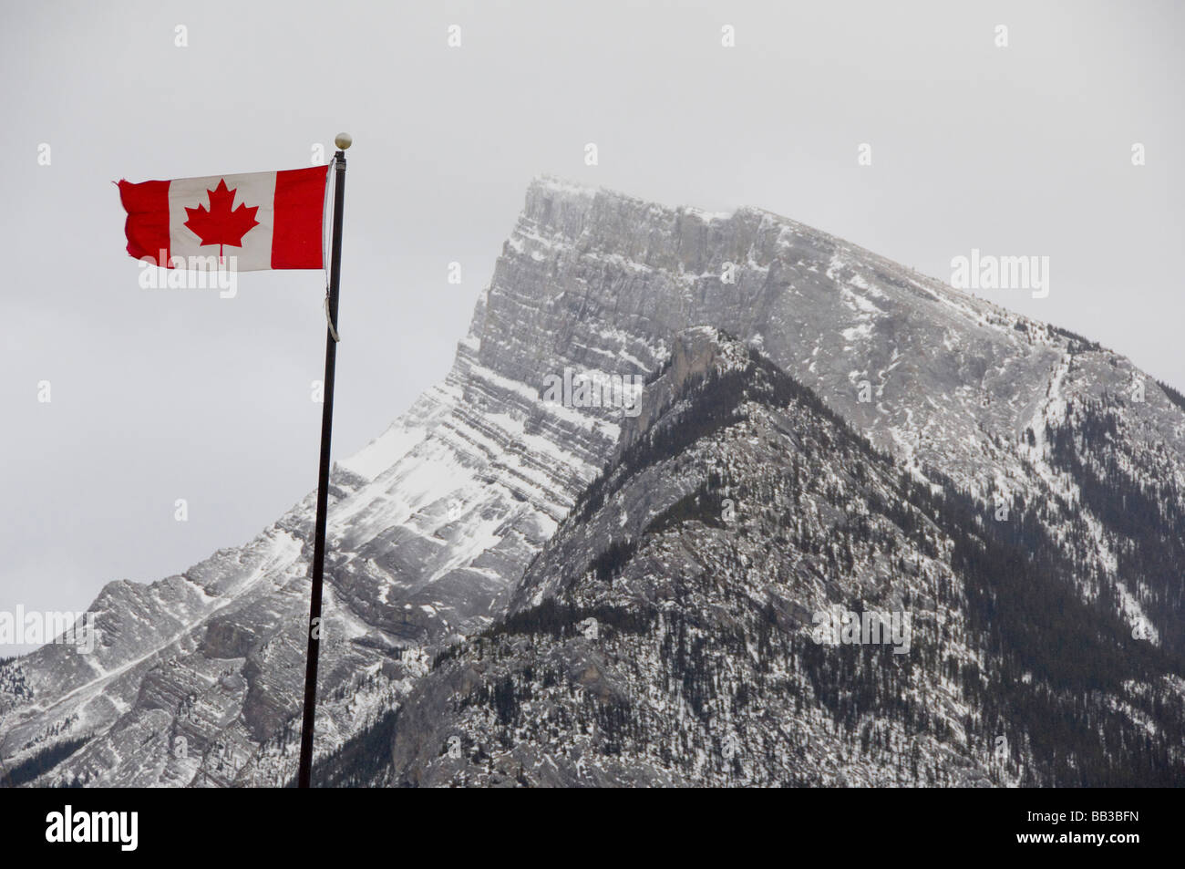 Banff Snow Flag High Resolution Stock Photography and Images - Alamy