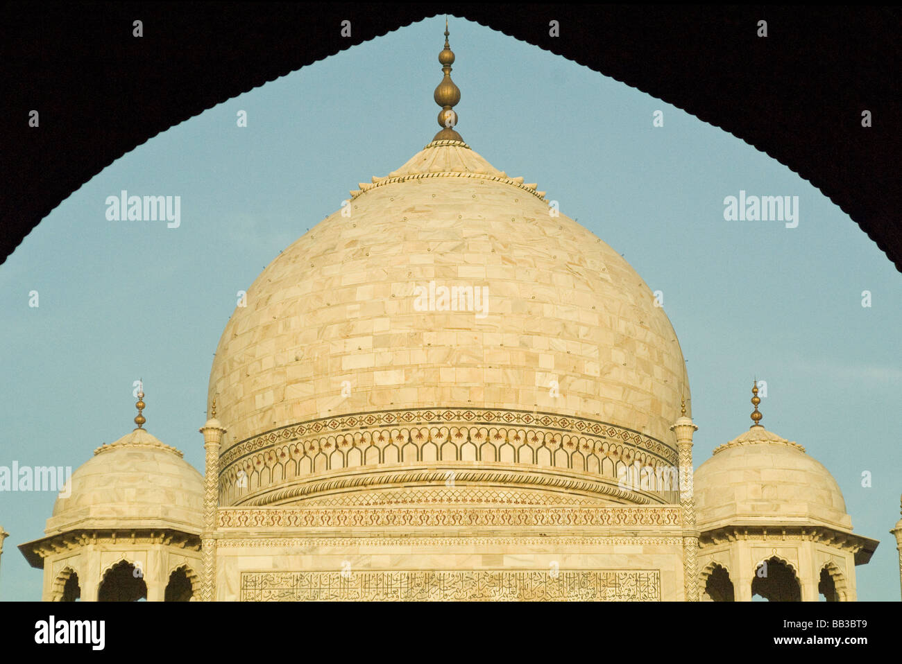 Domes of the Taj Mahal in Agra India Stock Photo - Alamy