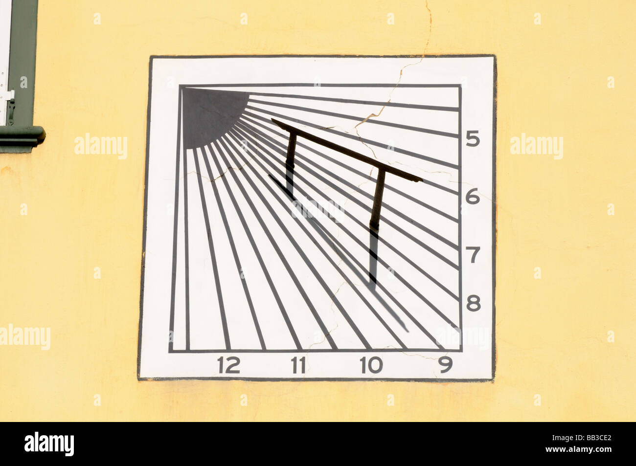 Sundial on the walls of The Castle of Good Hope Cape town South Africa ...