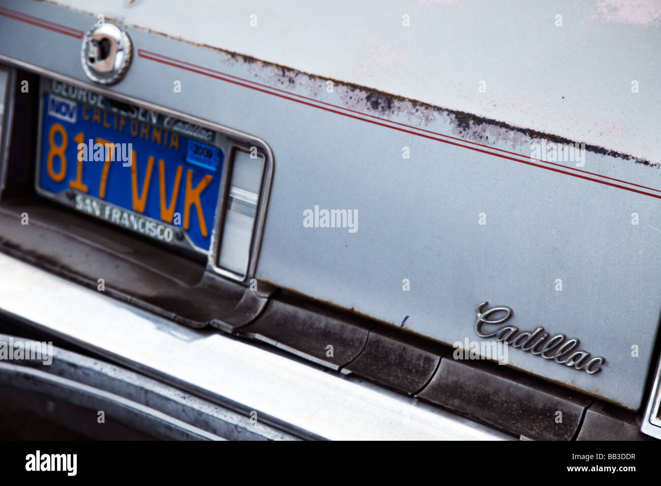 Old caddy reg plate hi-res stock photography and images - Alamy