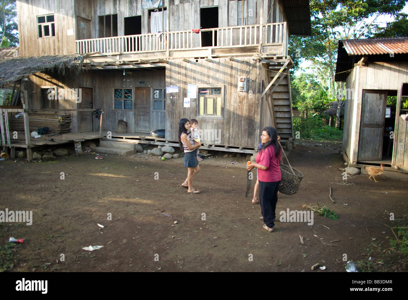 Shuar community hi-res stock photography and images - Alamy