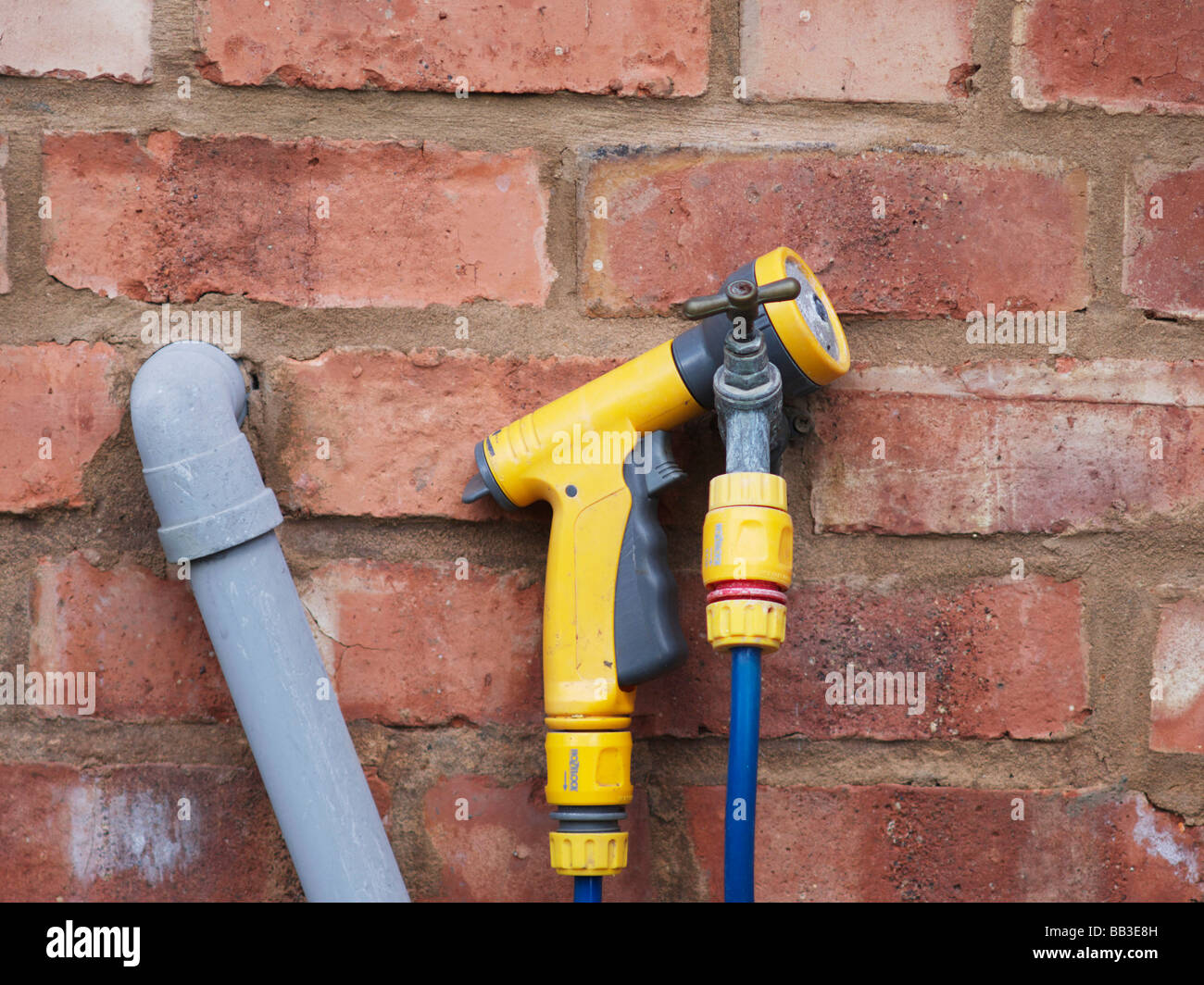 Blue plastic hosepipe hi-res stock photography and images - Alamy