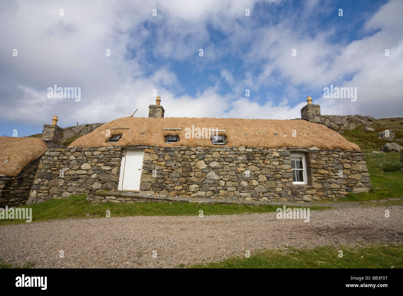 Carloway United Kingdom Scotland GB Blackhouses Gearrannan Isle of ...