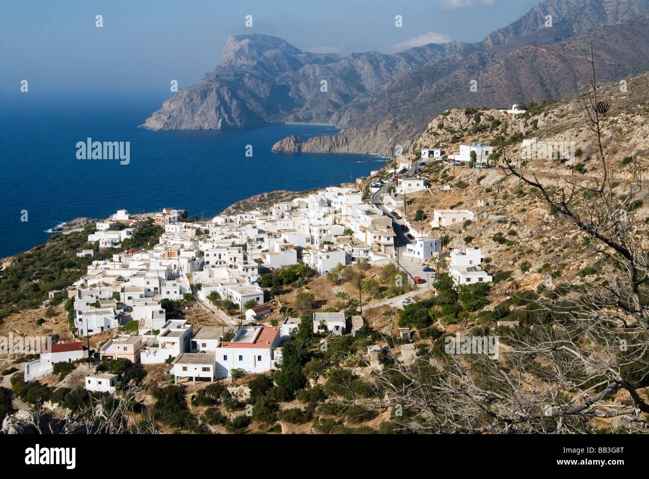 Greek Island Karpathos: Mesochori Stock Photo - Alamy