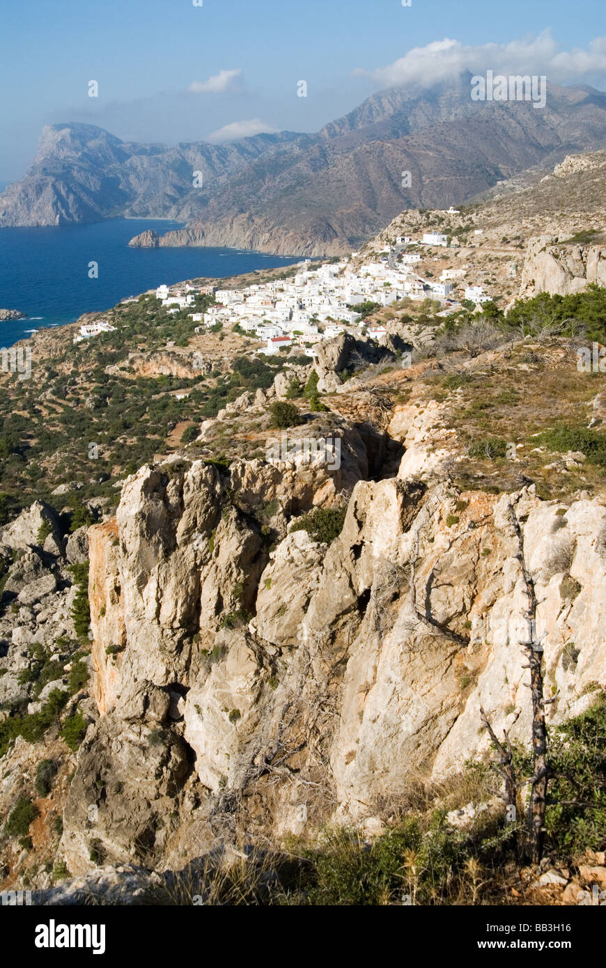Greek Island Karpathos: Mesochori Stock Photo - Alamy