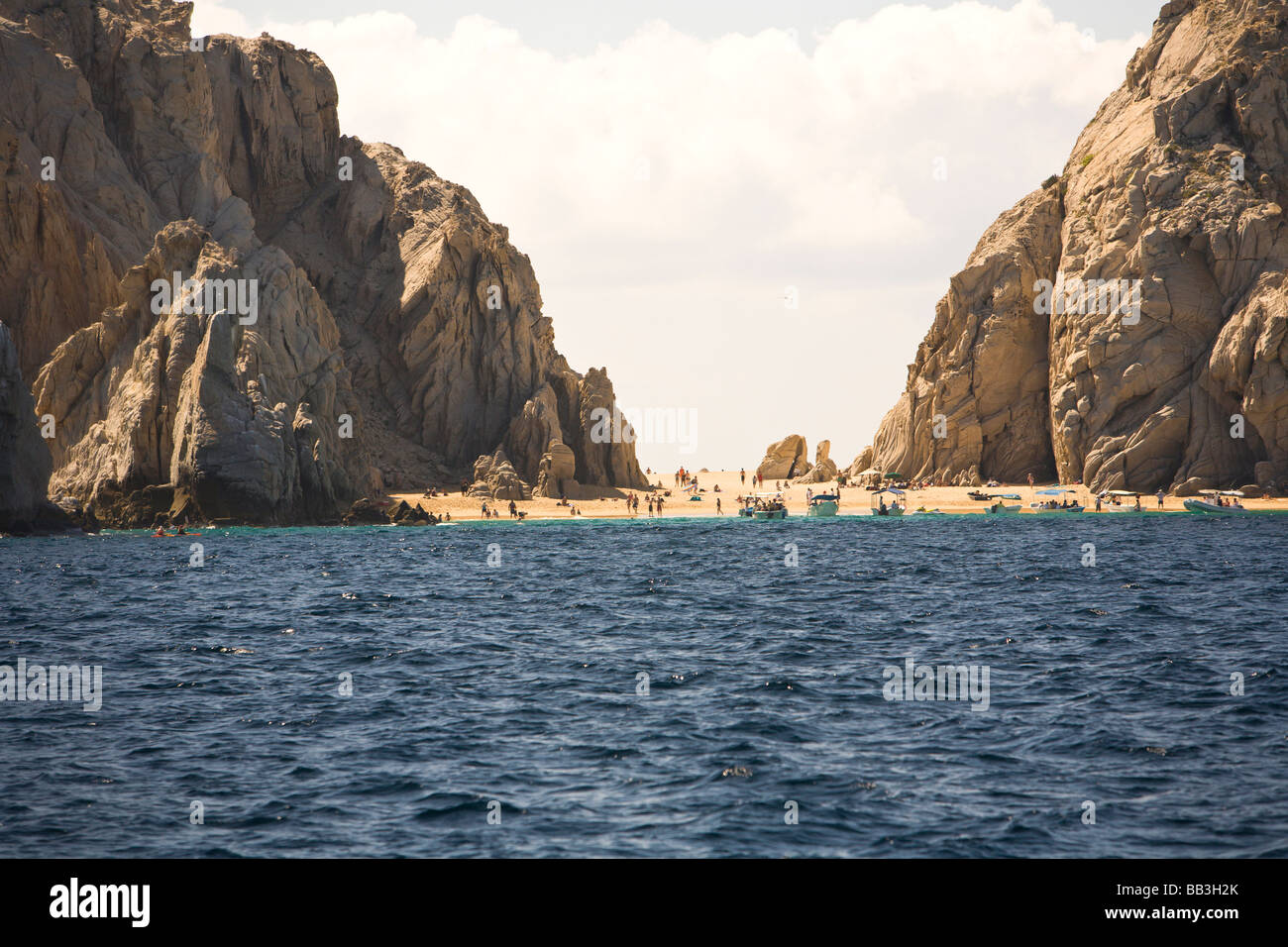 Lovers Beach near The Arch, Cabo San Lucas, Baja California, Mexico (RF ...