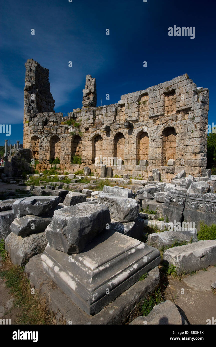 Middle East Turkey the Roman city of of Perge Stock Photo - Alamy