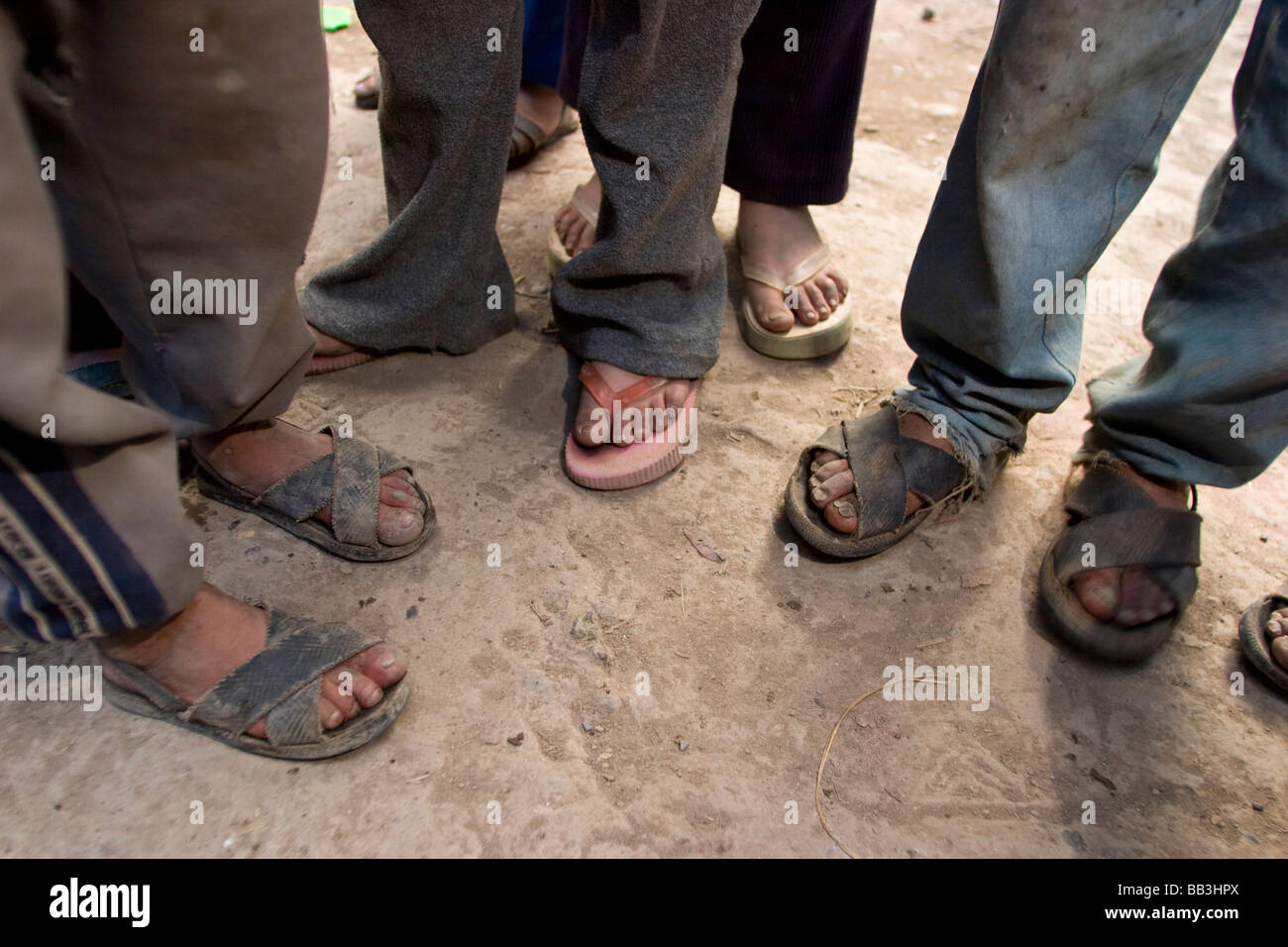 Worn feet hi-res stock photography and images - Alamy