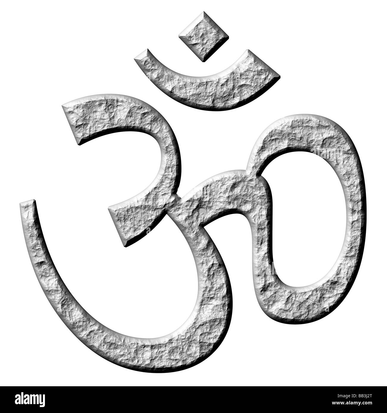 3d stone hinduism symbol Stock Photo - Alamy
