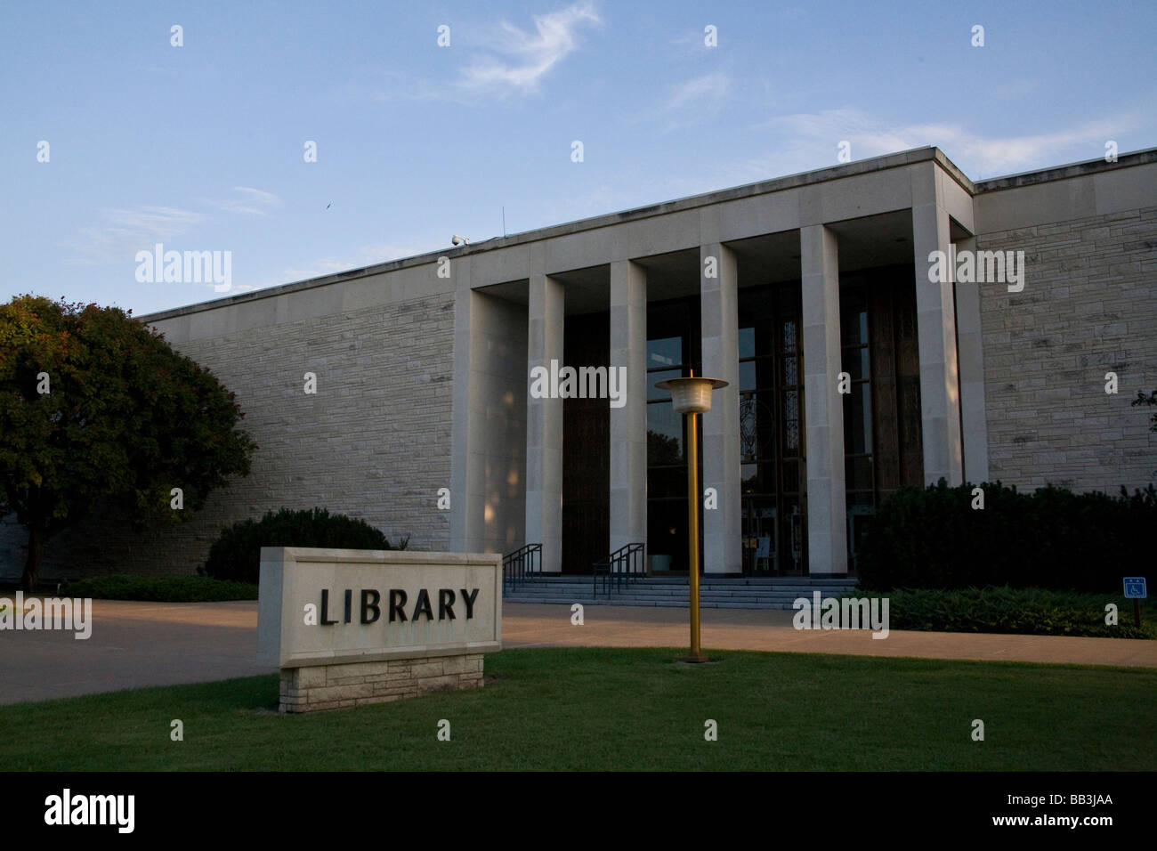 United States, Kansas, Abilene. The Eisenhower Library Stock Photo - Alamy