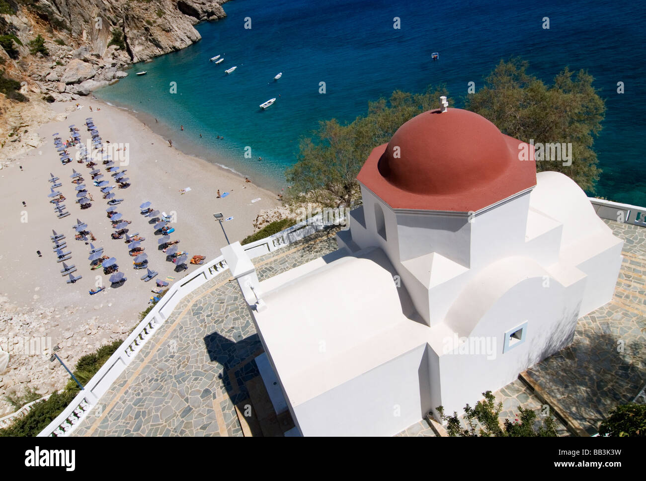Greek Island Karpathos: Kyra Panaghia Stock Photo - Alamy