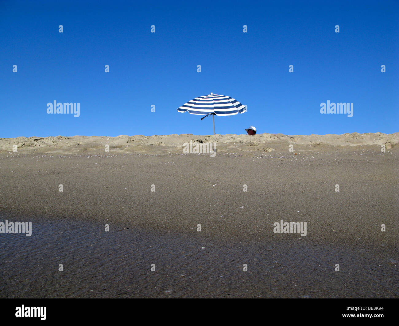 one single umbrella Stock Photo - Alamy