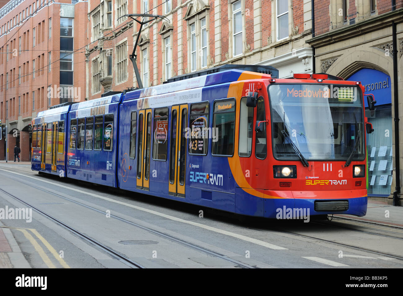 Sheffield tram hi-res stock photography and images - Alamy