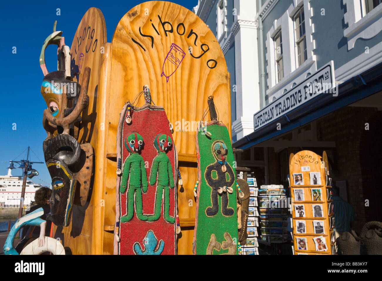 African shop, "V&A waterfront", "Cape Town", "South Africa Stock Photo ...
