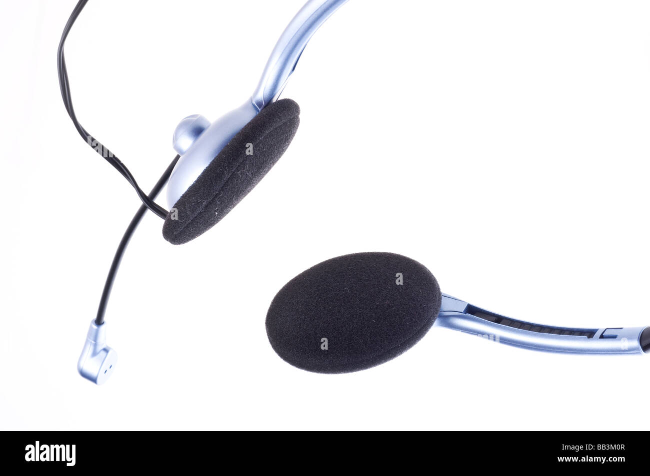 Ear phones Isolation on the white Stock Photo - Alamy