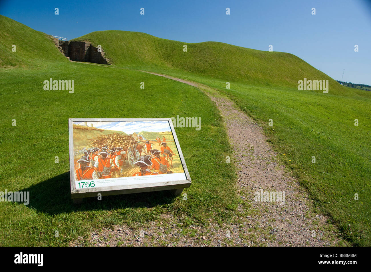 Canada, New Brunswick, Aulac. Fort Cumberland (aka Fort Beausejour ...
