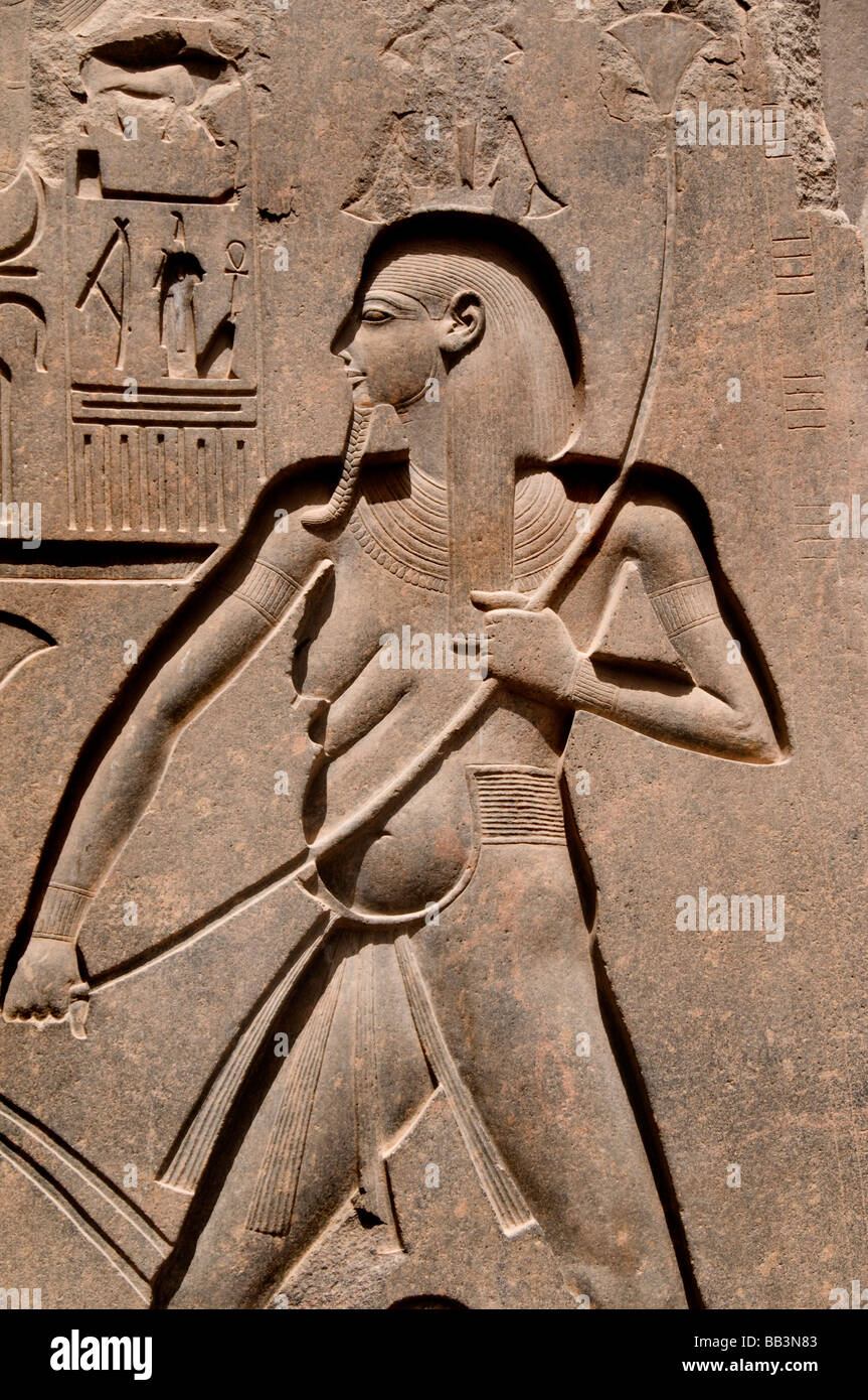 Luxor Temple Egypt was the house of Amon Ra Stock Photo - Alamy