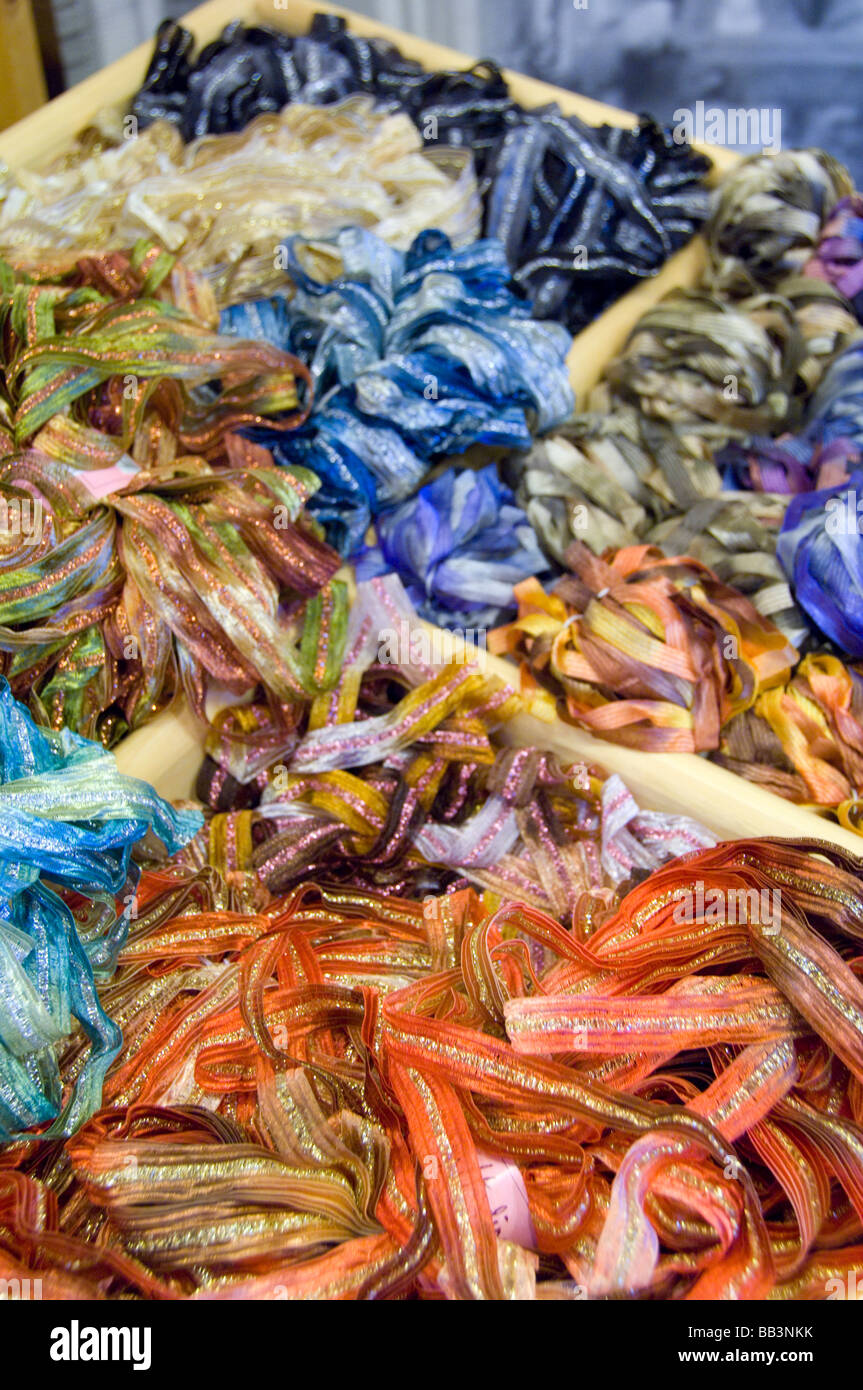 Canada, New Brunswick, Lakeburn. London-Wul Economusee. Typical wool ...