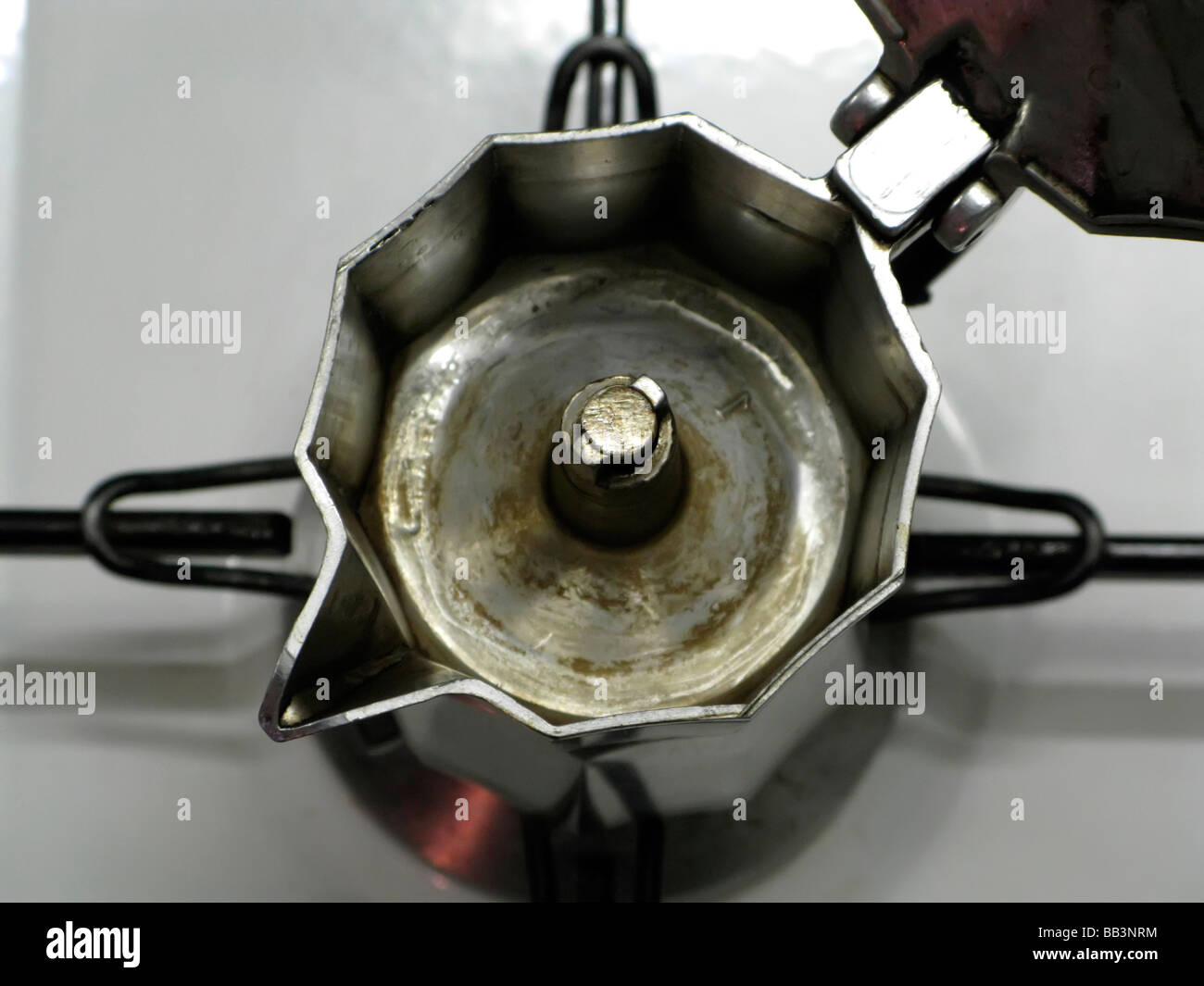 Moca: Italian traditional over the stove cofee maker Stock Photo - Alamy