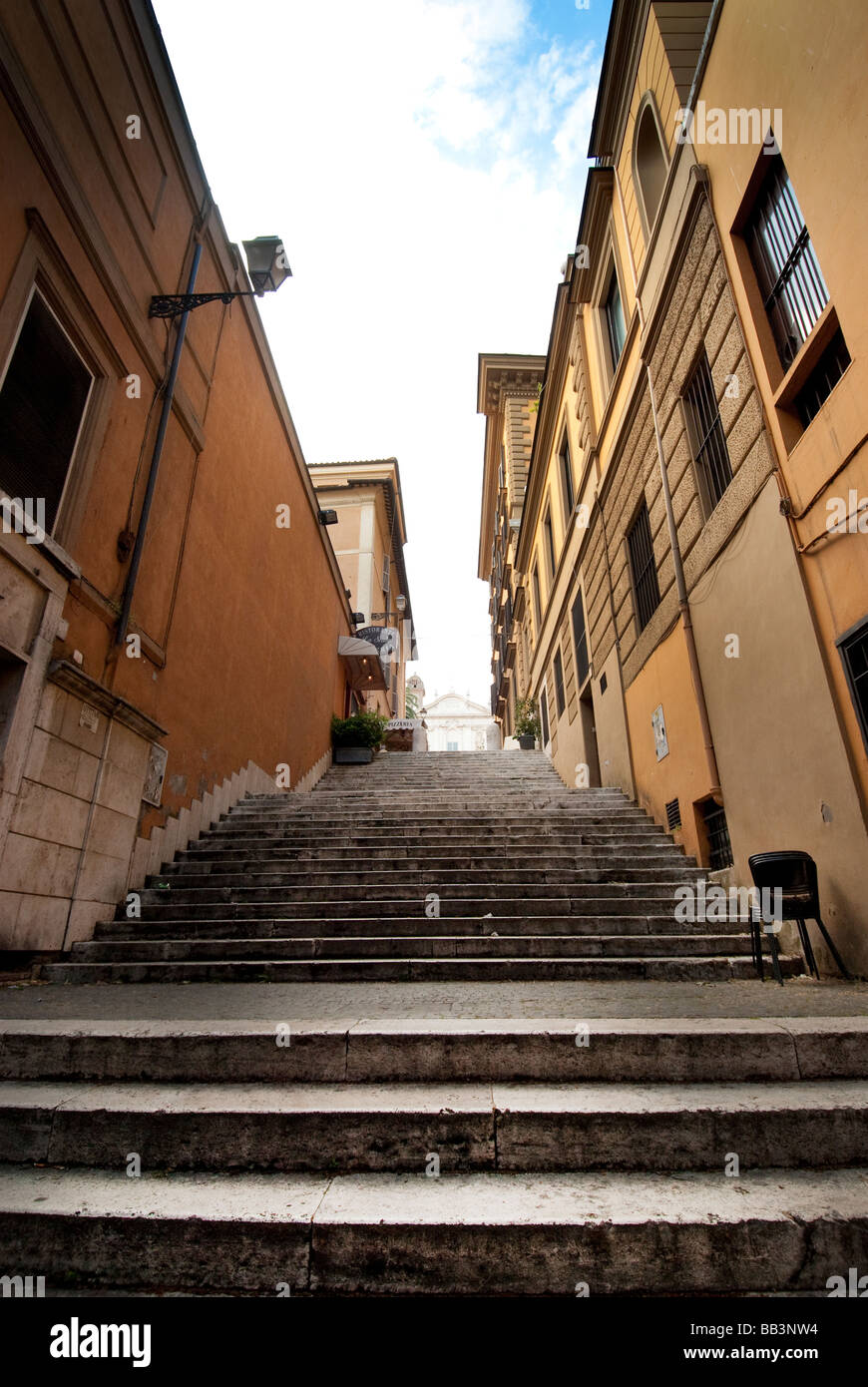 stone steps in Rome Stock Photo - Alamy