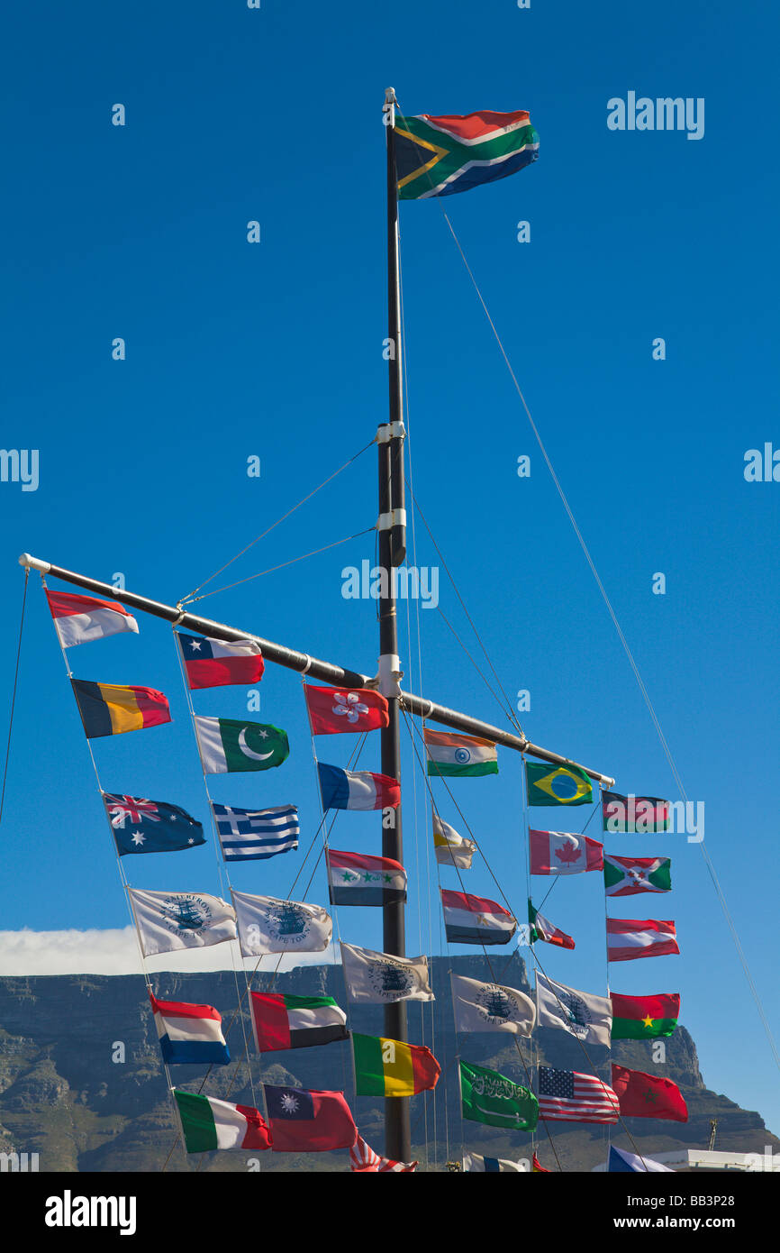 Flags world waterfront cape town hi-res stock photography and images ...