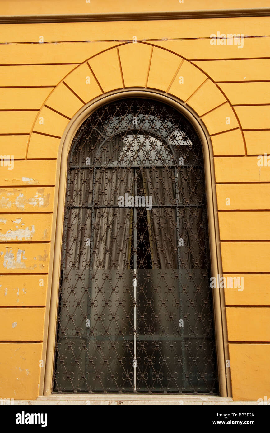Window grill hi-res stock photography and images - Alamy
