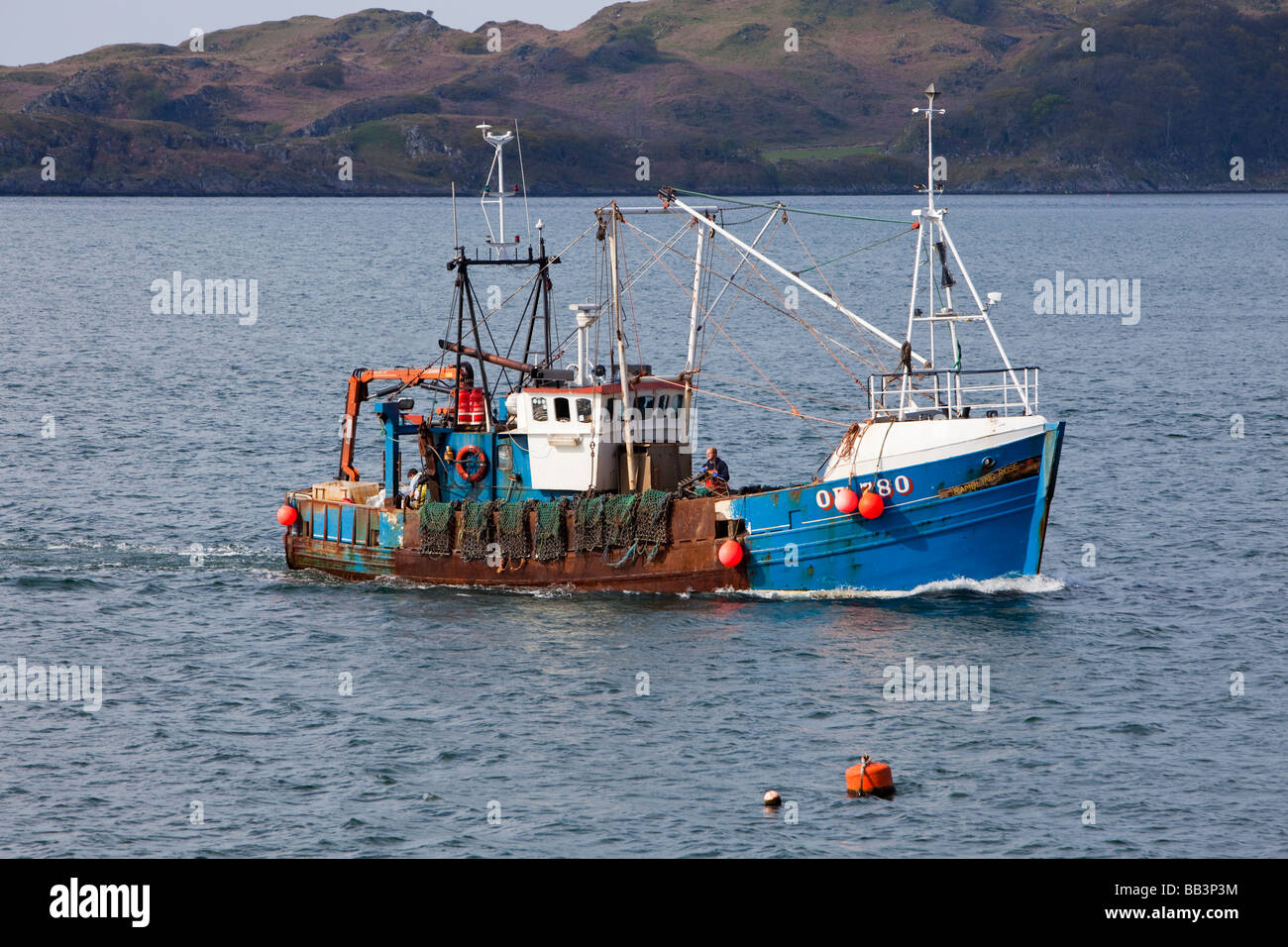 Scottish fishing boat Stock Photo - Alamy