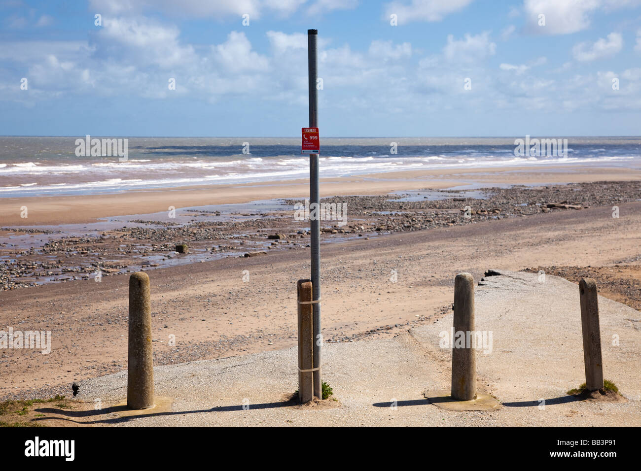 Coastal erosion: Road eroded away by ongoing at Easington East ...