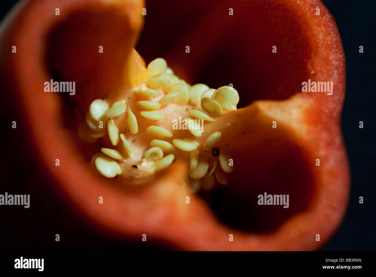 Red Pepper Macro Stock Photo - Alamy