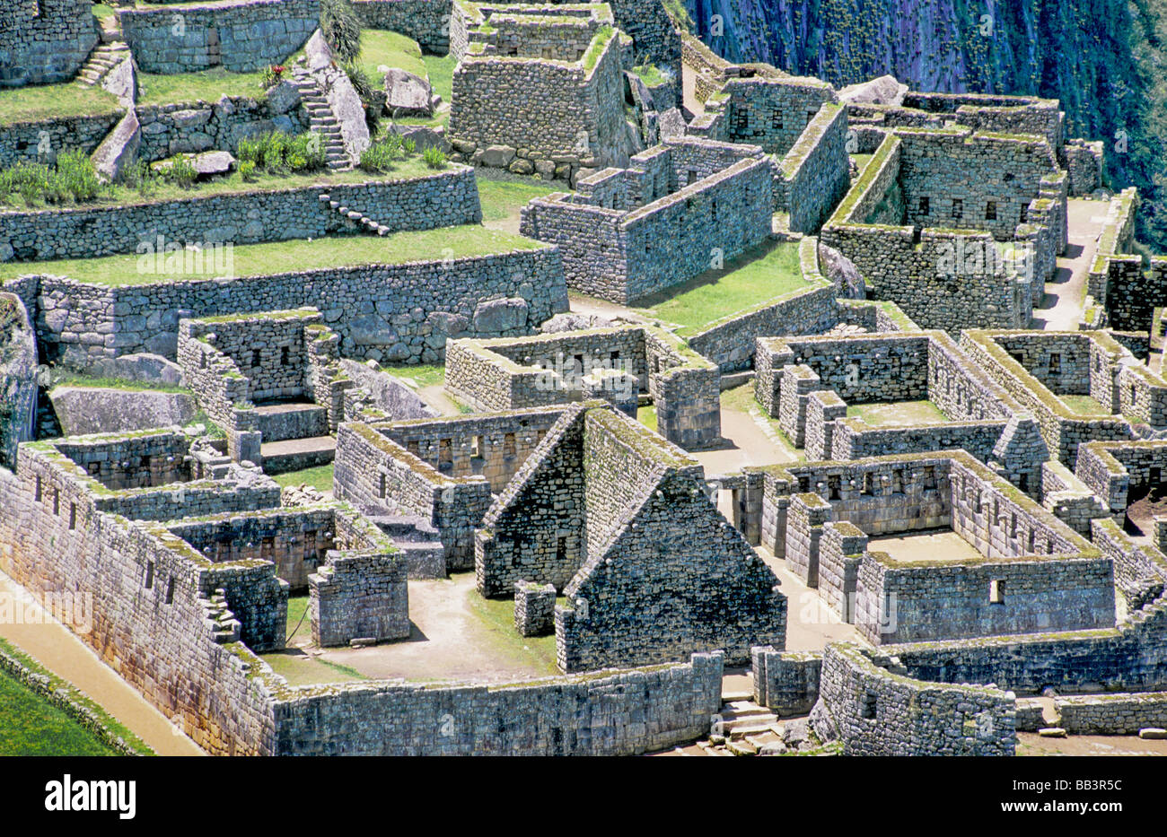The citadel of Machu Picchu Peru Stock Photo - Alamy
