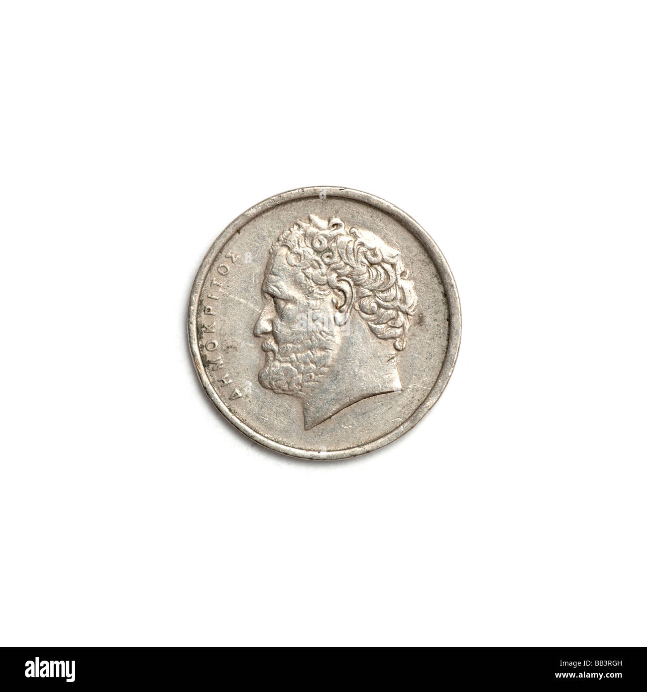 "Greek 10 Drachma Coin Stock Photo - Alamy